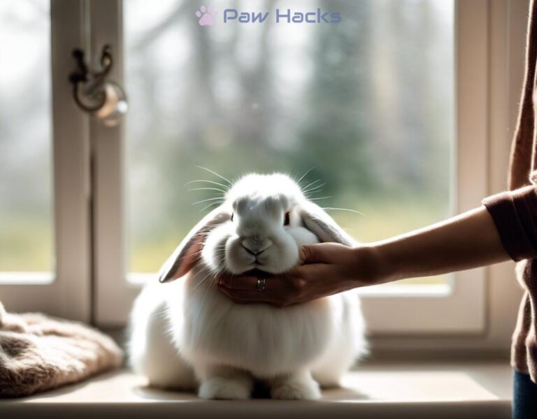 Brushing a Rabbit's Fur - Paw Hacks