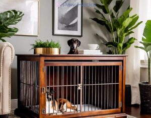 Dog Crates with Furniture-Style Design - Paw Hacks